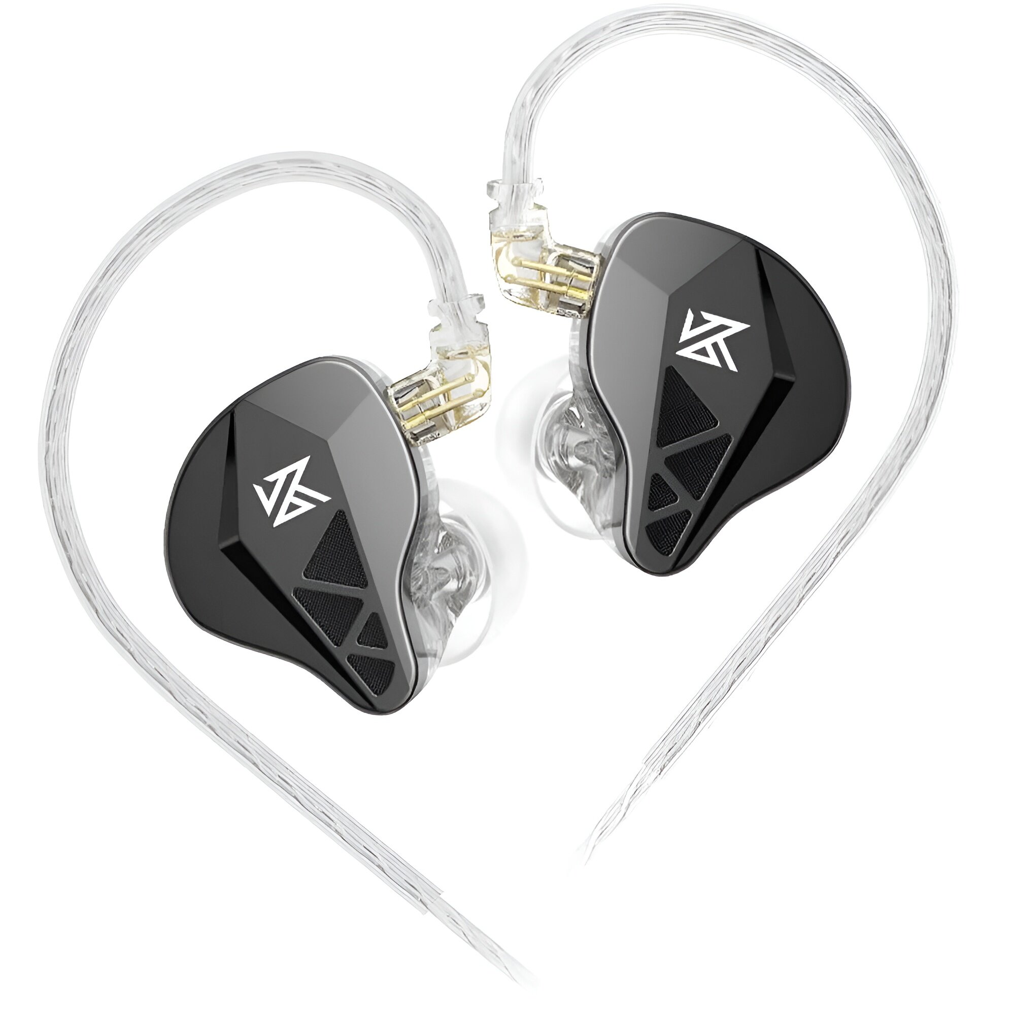 Наушники KZ EDXS without mic, внутриканальные, с динамическим драйвером, black