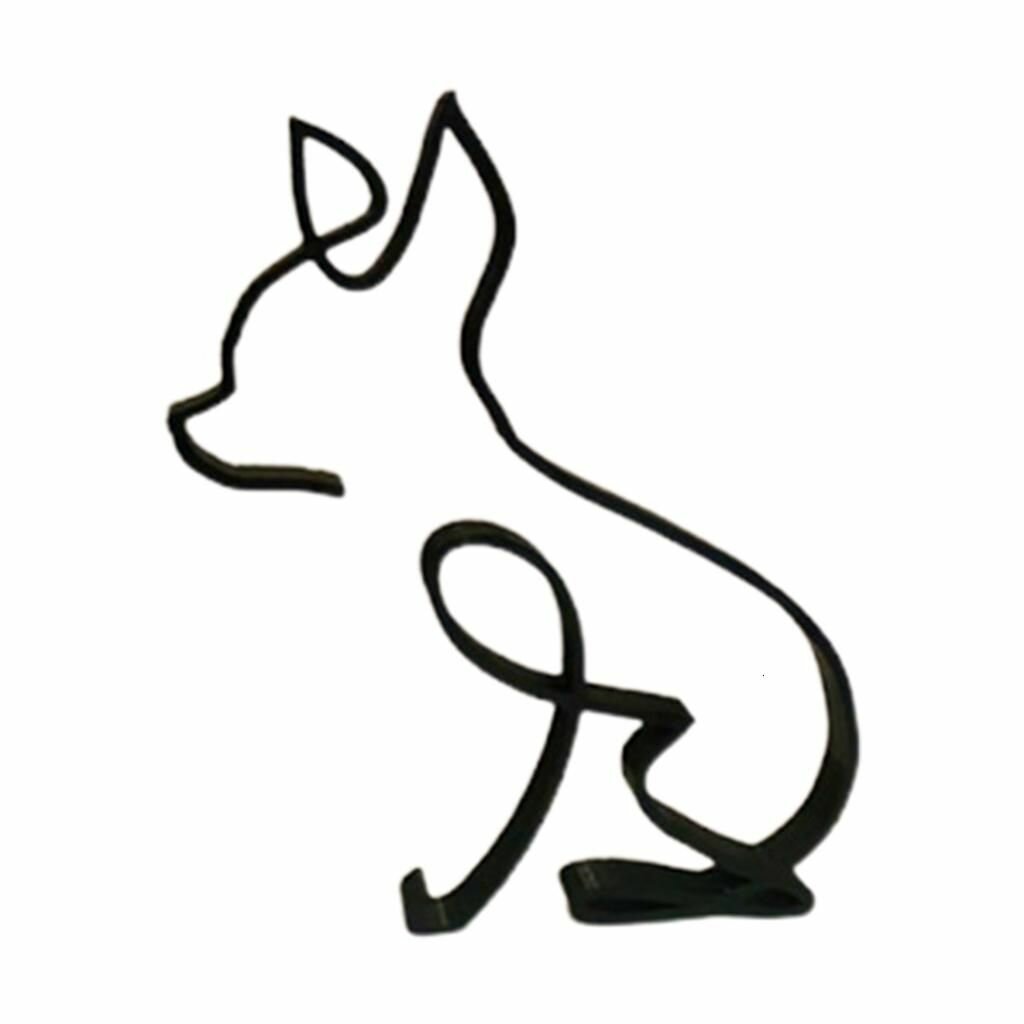 Кованая скульптура собаки, - Чихуахуа