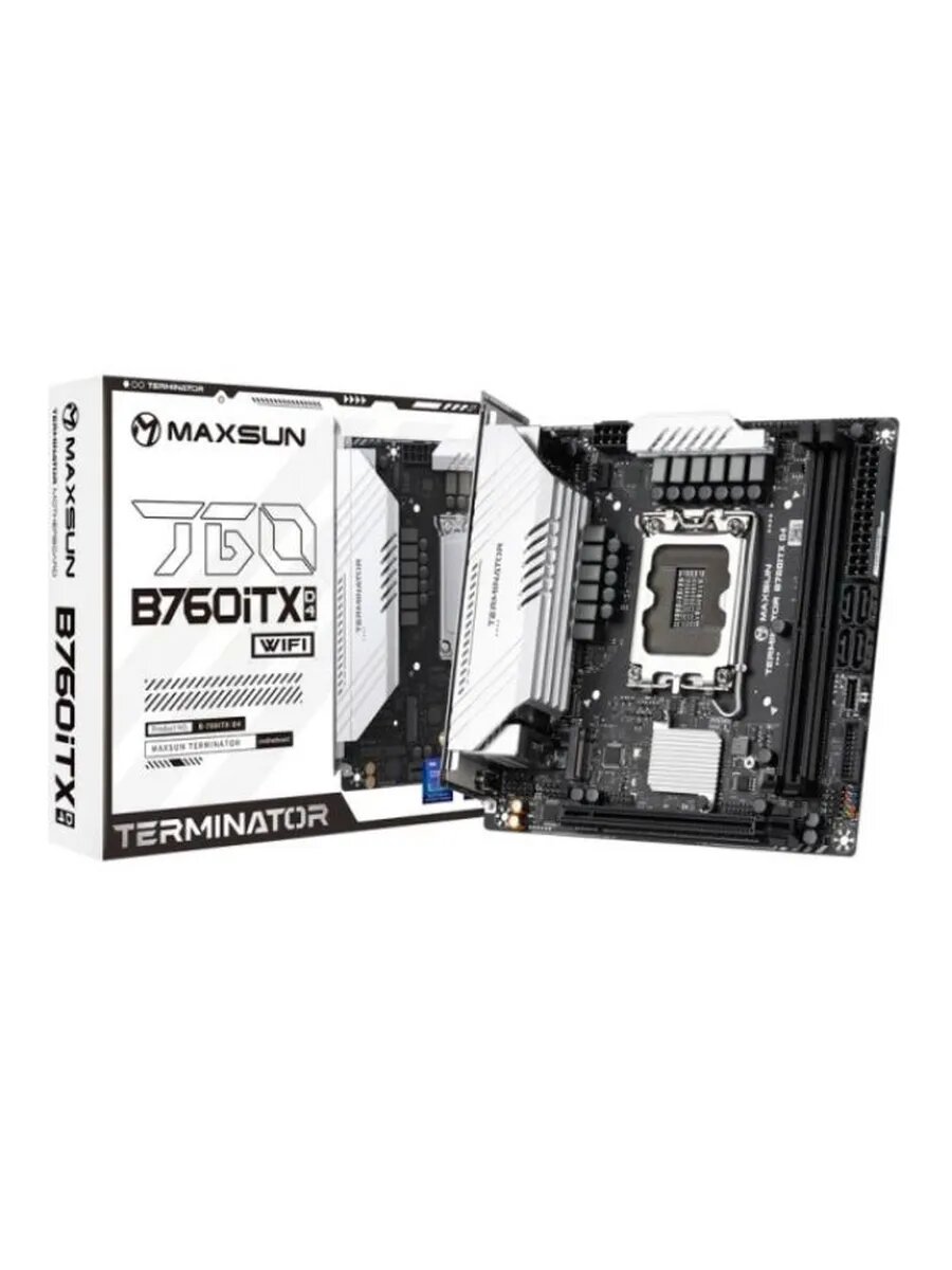 Материнская плата TERMINATOR B760ITX D4 WIFI LGA 1700, DDR4