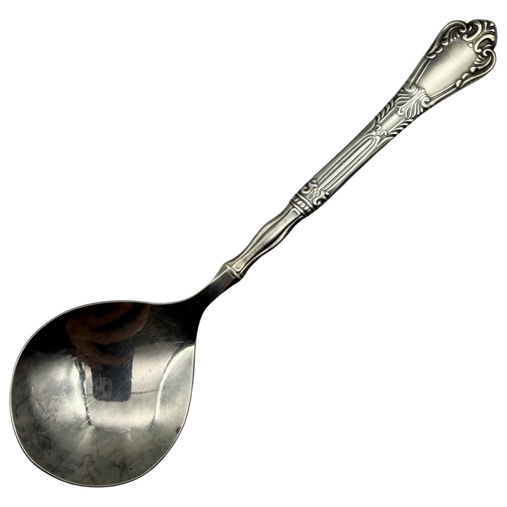 Ложка сервировочная "Восточная рапсодия", 19.5 см, мельхиор, 1970-1980 гг, Баку, СССР