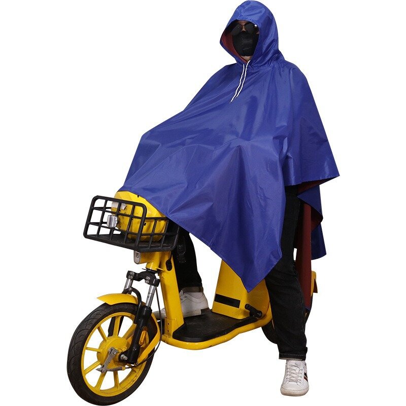 Многофункциональный 3-в-1 отражающий пончо дождевик для внешней торговли, интегрированный, утолщенный, для электрического велосипеда, одиночный дождевик