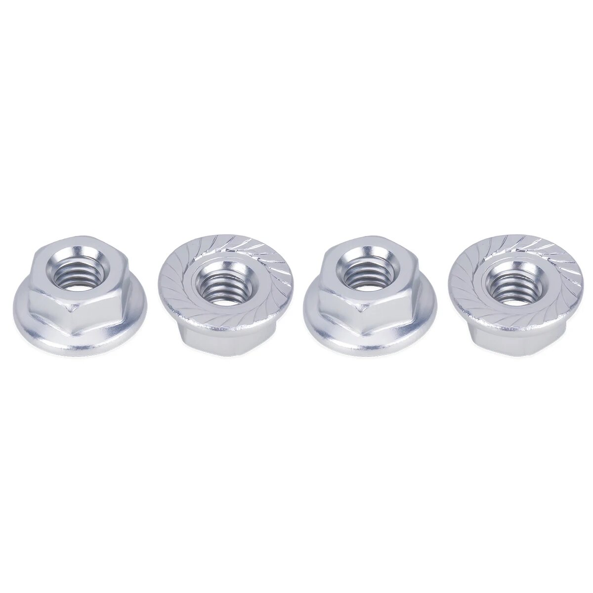 Стопорные гайки M4 Silver 4шт MALOM RC 1/10 1/14