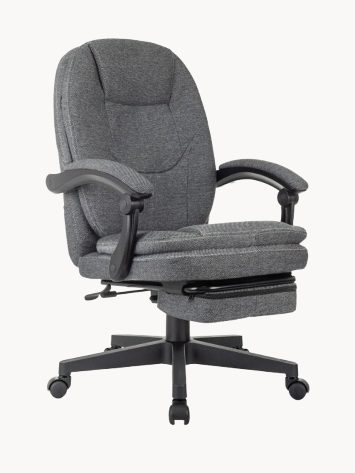 Кресло руководителя Бюрократ CH-868MSG-BF серый 3C1 крестов. пластик подст. для ног пластик черный