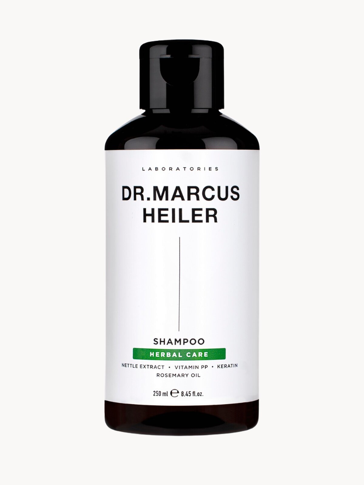 Шампунь от выпадения волос, для роста волос с крапивой, кератином и никотиновой кислотой Doctor Heiler, 250 мл