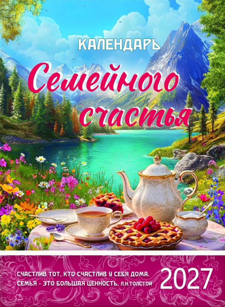 Перекидной календарь 2027: Календарь семейного счастья /350х250/