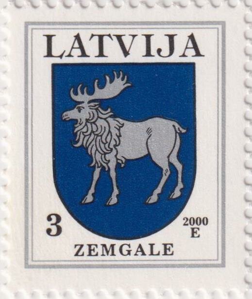 Почтовые марки Латвия 2000г. "Гербы Латвии - Земгале" Гербы MNH