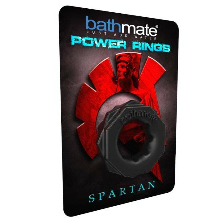 Кольцо эрекционное Batmate Spartan для улучшения эрекции, черное