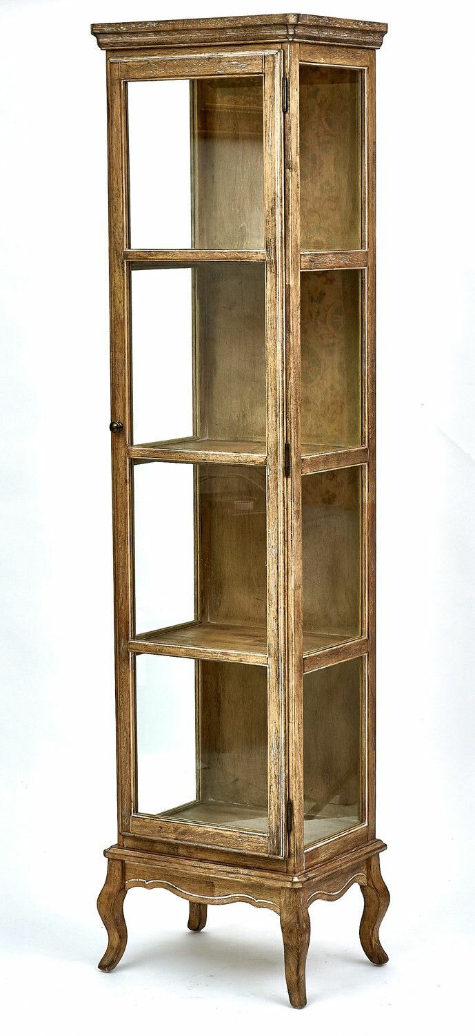 Витринa однодверная Прованс Maria&Stefania, 47x36x190 см, "Марсель" H827 (H03)