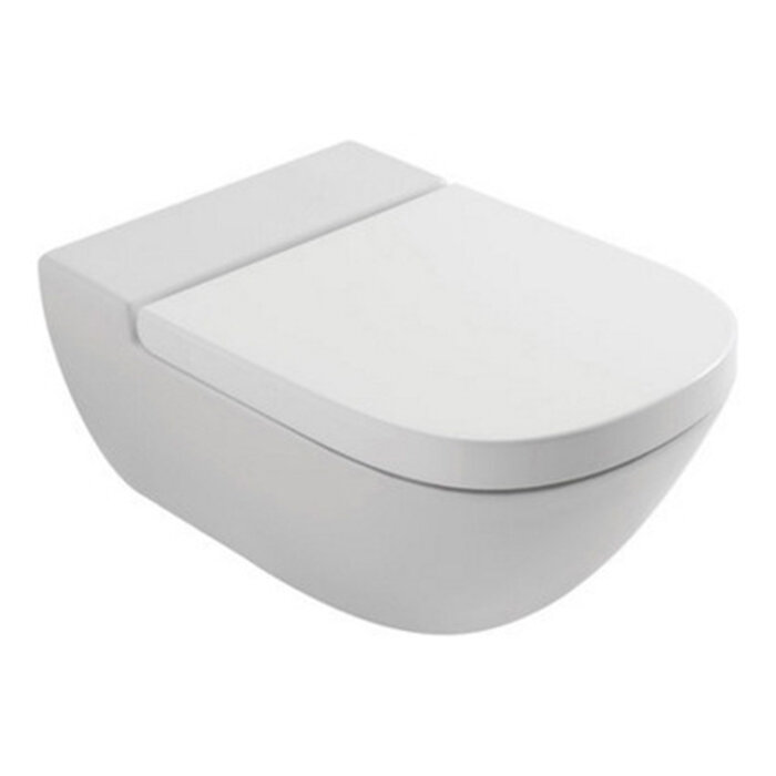 Унитаз подвесной Globo Stockholm LAS04. BI безободковый 37х58 см, белый