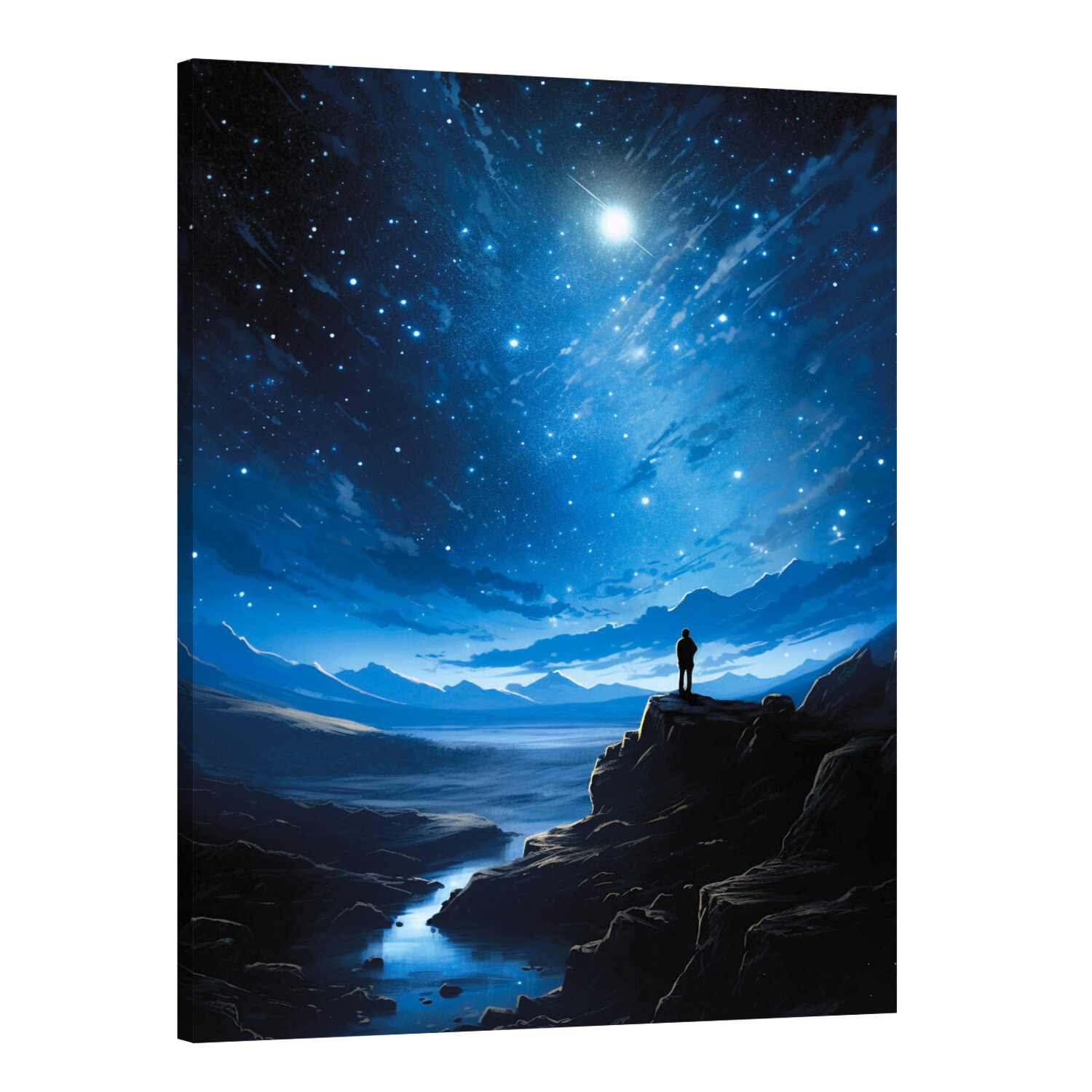 Интерьерная картина 50х70 "Звездное небо"