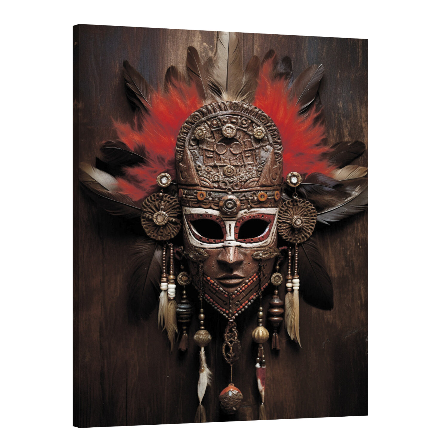 Интерьерная картина 50х70 "Маска шамана"