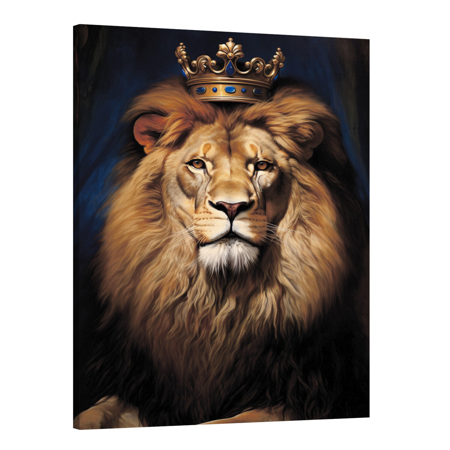 Интерьерная картина 50х70 "Царь Лев"