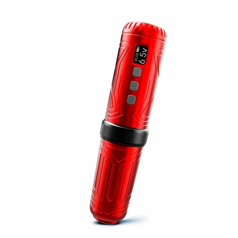 Тату машинка беспроводная для перманентного макияжа, татуажа BRONC Conductor RTM-111 Red