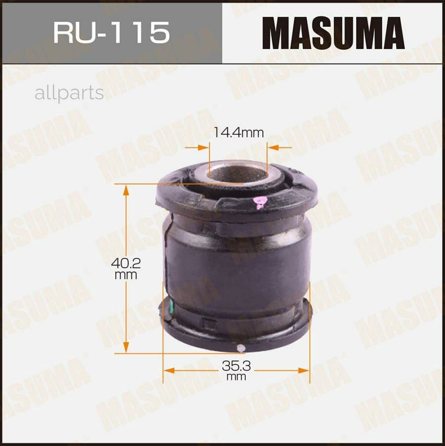 MASUMA RU-115 Сайлентблок задн. поперечной тяги