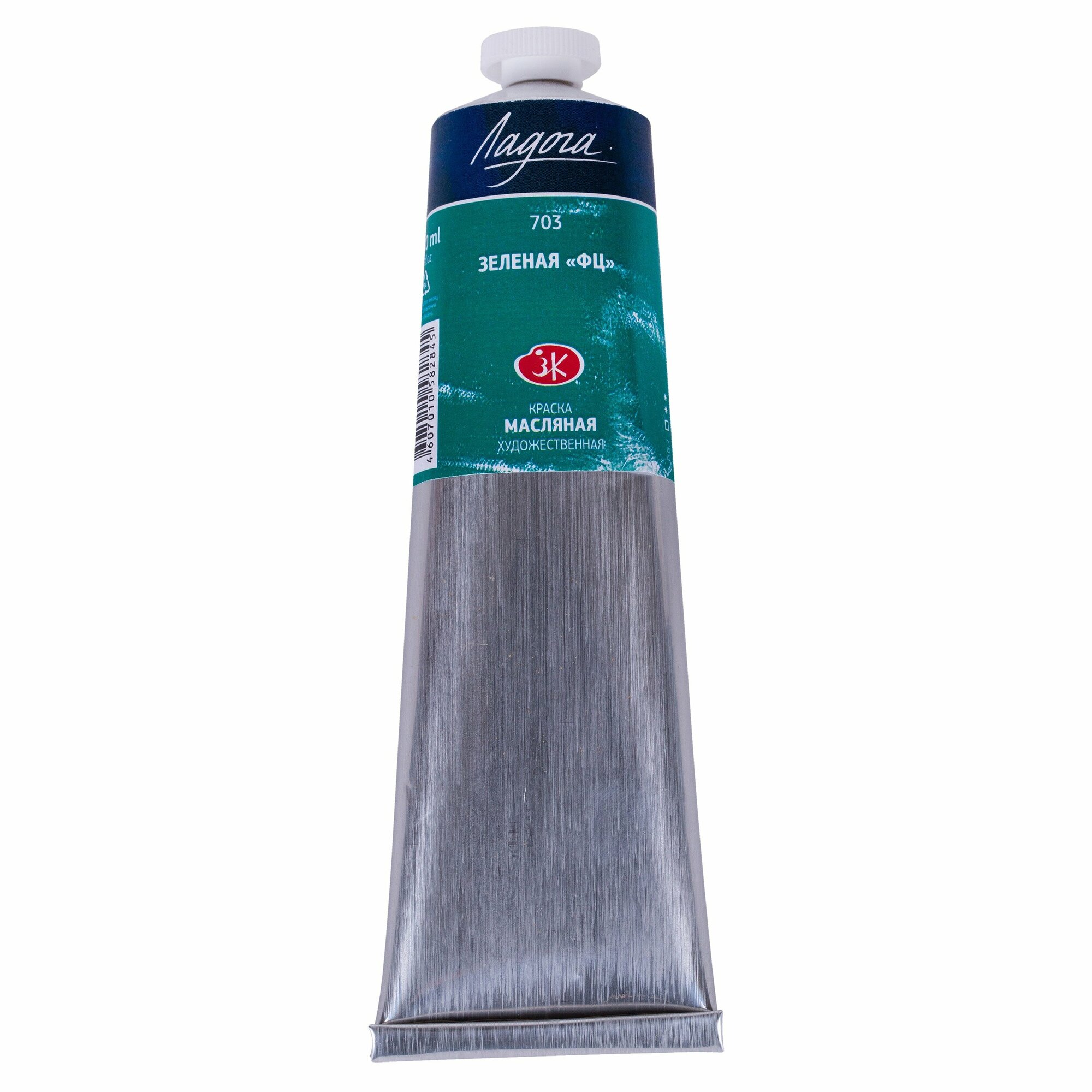 Краска масляная ладога цв.№703 зелёный ФЦ туба 120мл