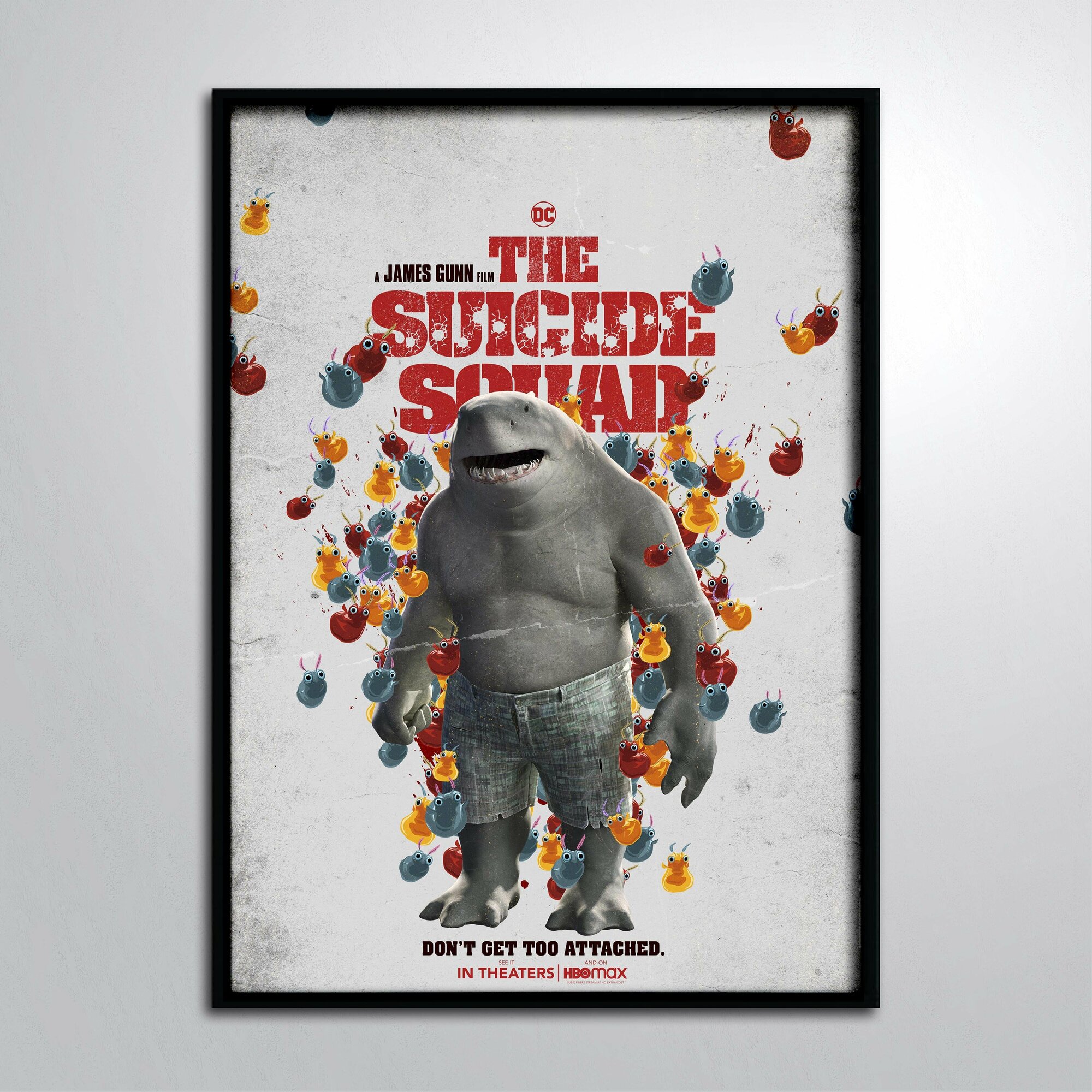 Постер без рамы/Вселенная DC Отряд самоубийц Миссия навылет Акула The Suicide Squad (А2/420х594)