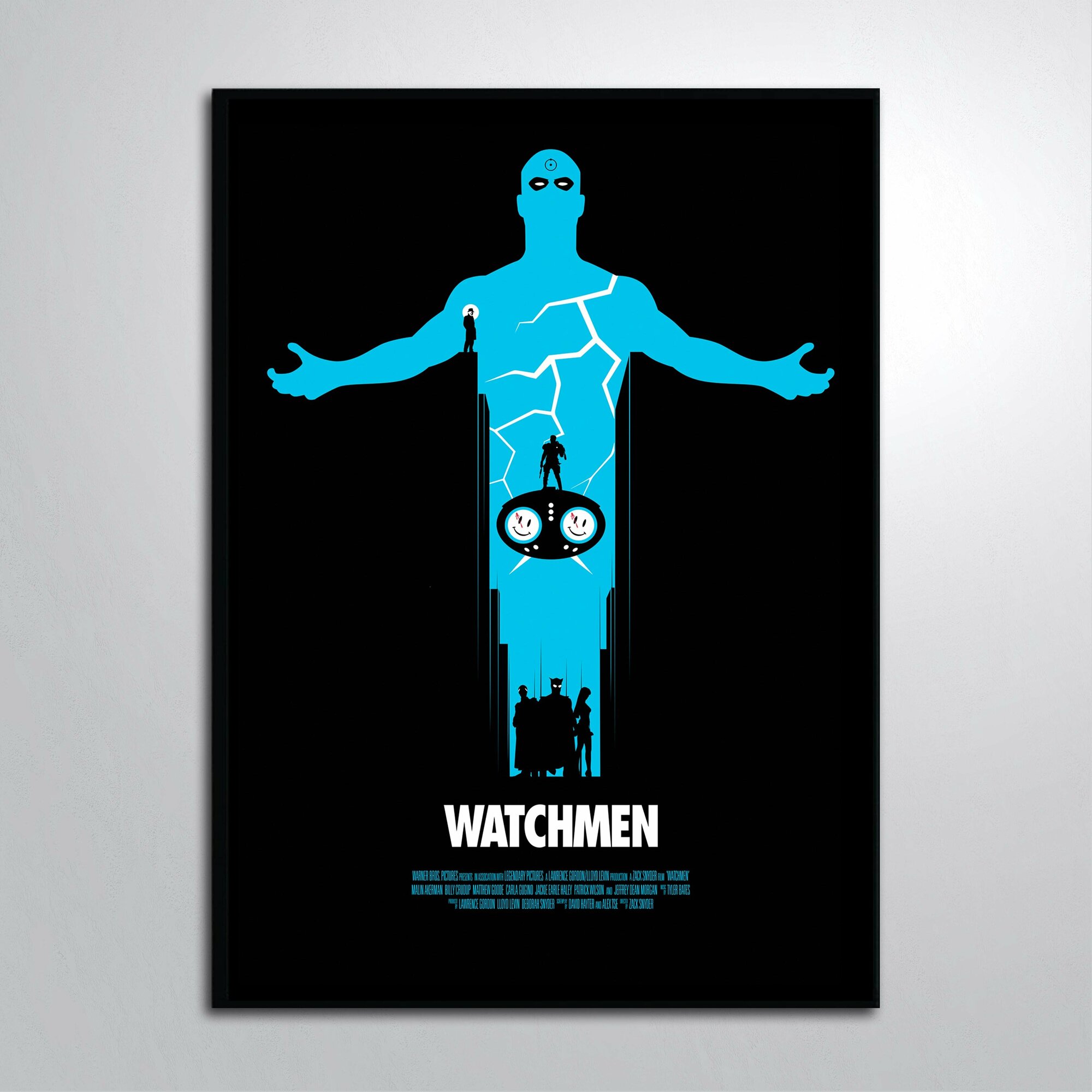 Постер в раме/Вселенная DC Хранители Арт Минимализм Watchmen