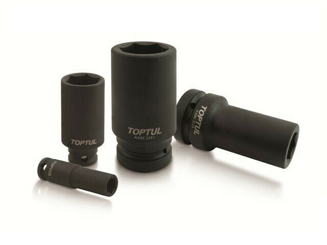 Головка ударная 1" 55 мм 6 граней глубокая TOPTUL (KABE3255)