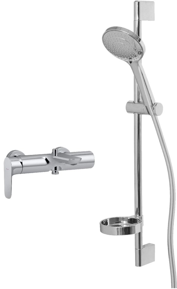 Смеситель для ванны Jacob Delafon Aleo E72282-CP + E32910-CP