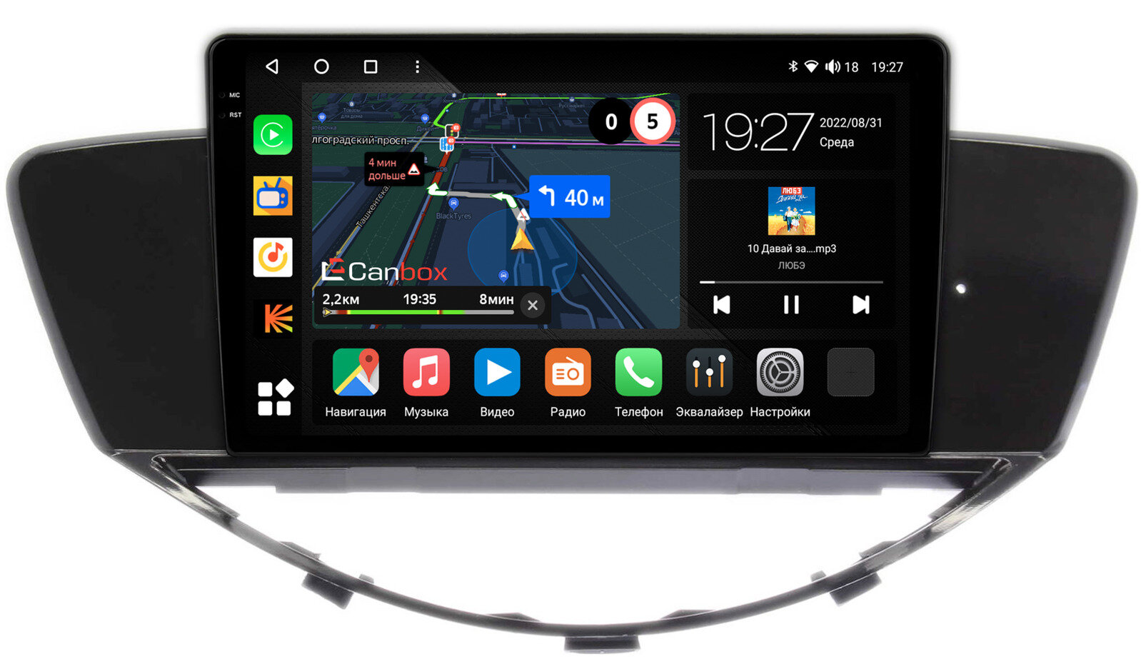 Штатная магнитола Canbox M-Line 2K 4179-9-0101 Subaru Tribeca 2004-2014 (с поддержкой БК) Android 10 (4G-SIM, 4/64, DSP, QLed)