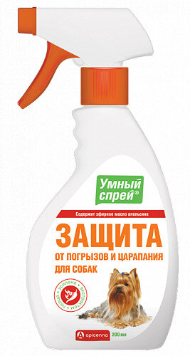 Умный спрей Защита от погрызов и царапания для собак 200мл