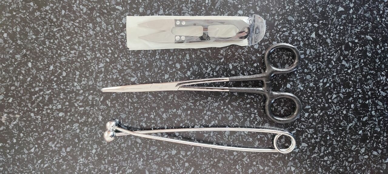 Набор инструментов рыбака зевник+корцанг+ножницы