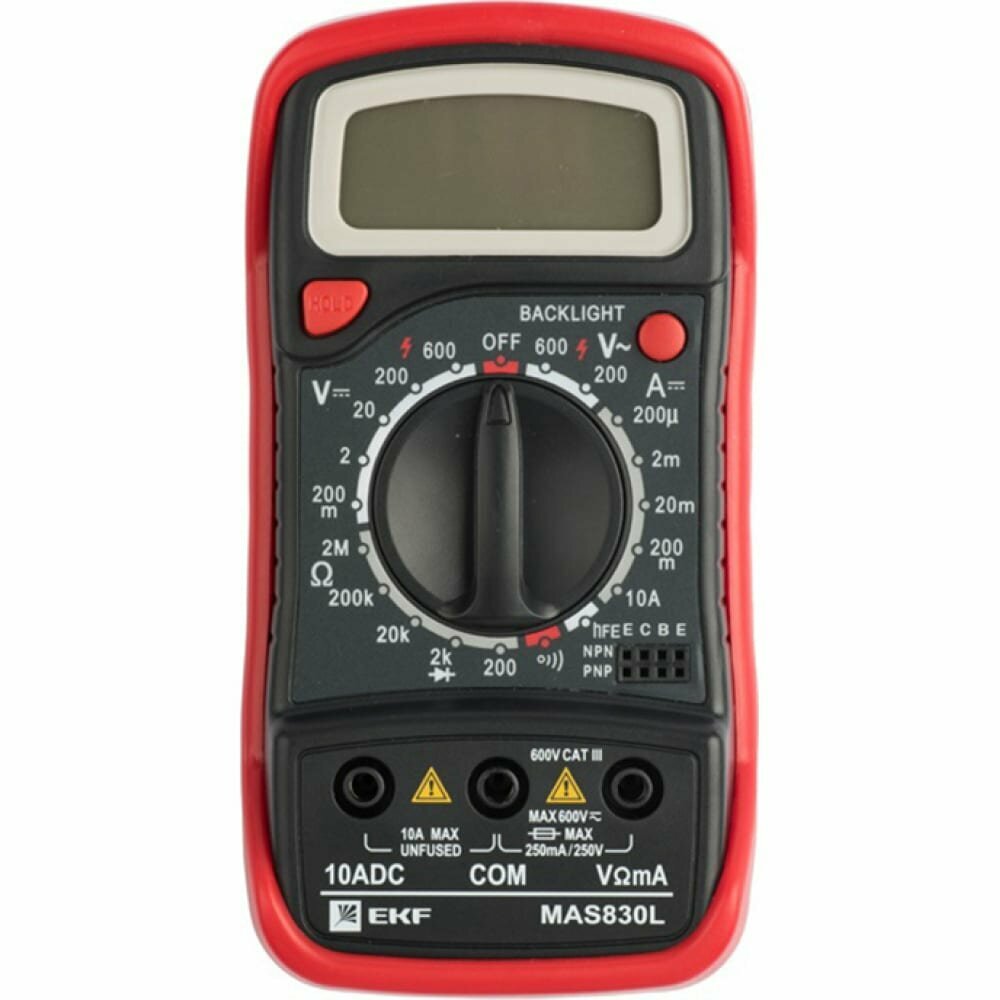 Цифровой мультиметр EKF MAS830L Expert In-180701-pm830L