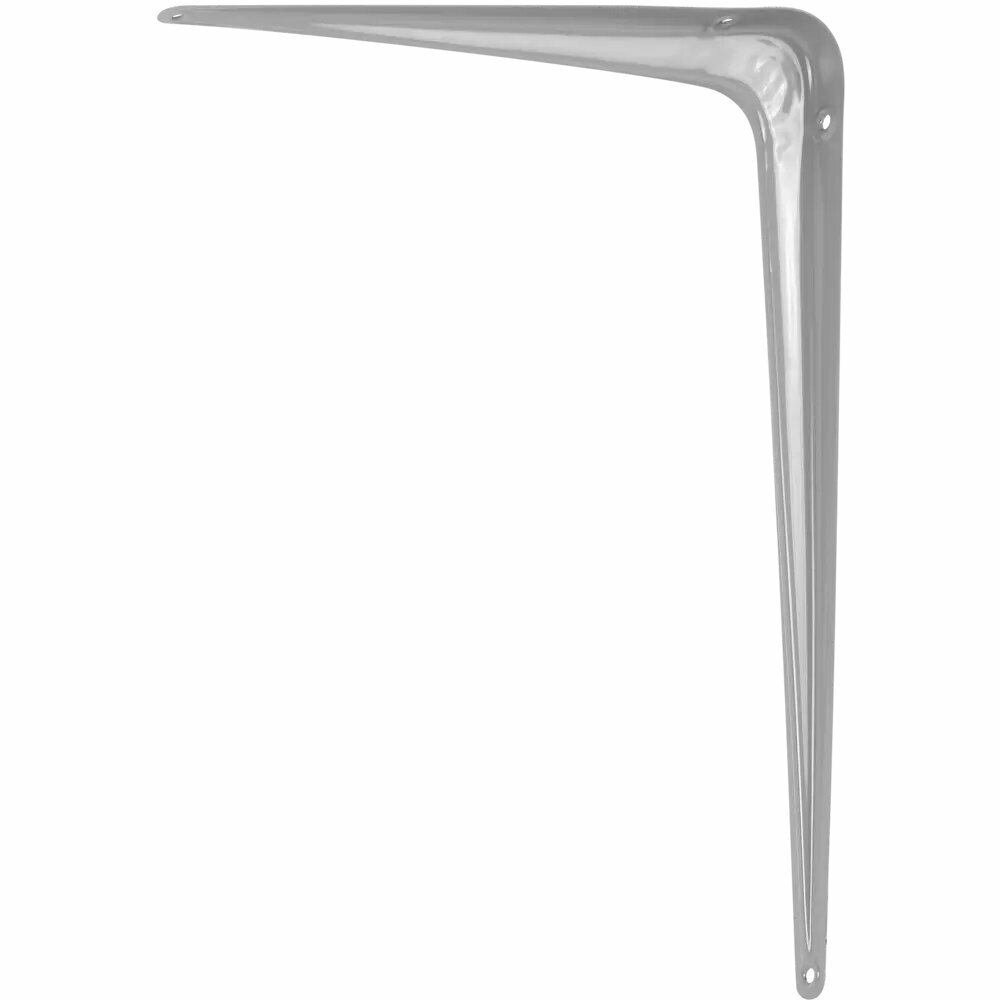 Кронштейн для полки Larvij Utility 35x30 см нагрузка до 10 кг металл цвет серый