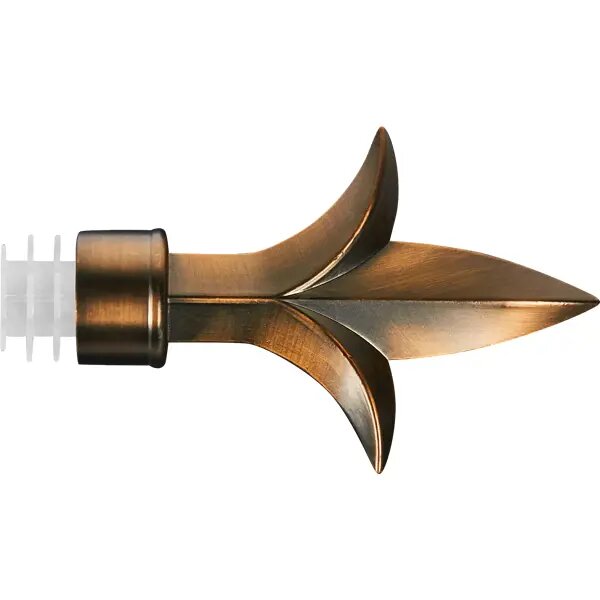 Наконечник Лотос Inspire металл цвет античная медь 20 см