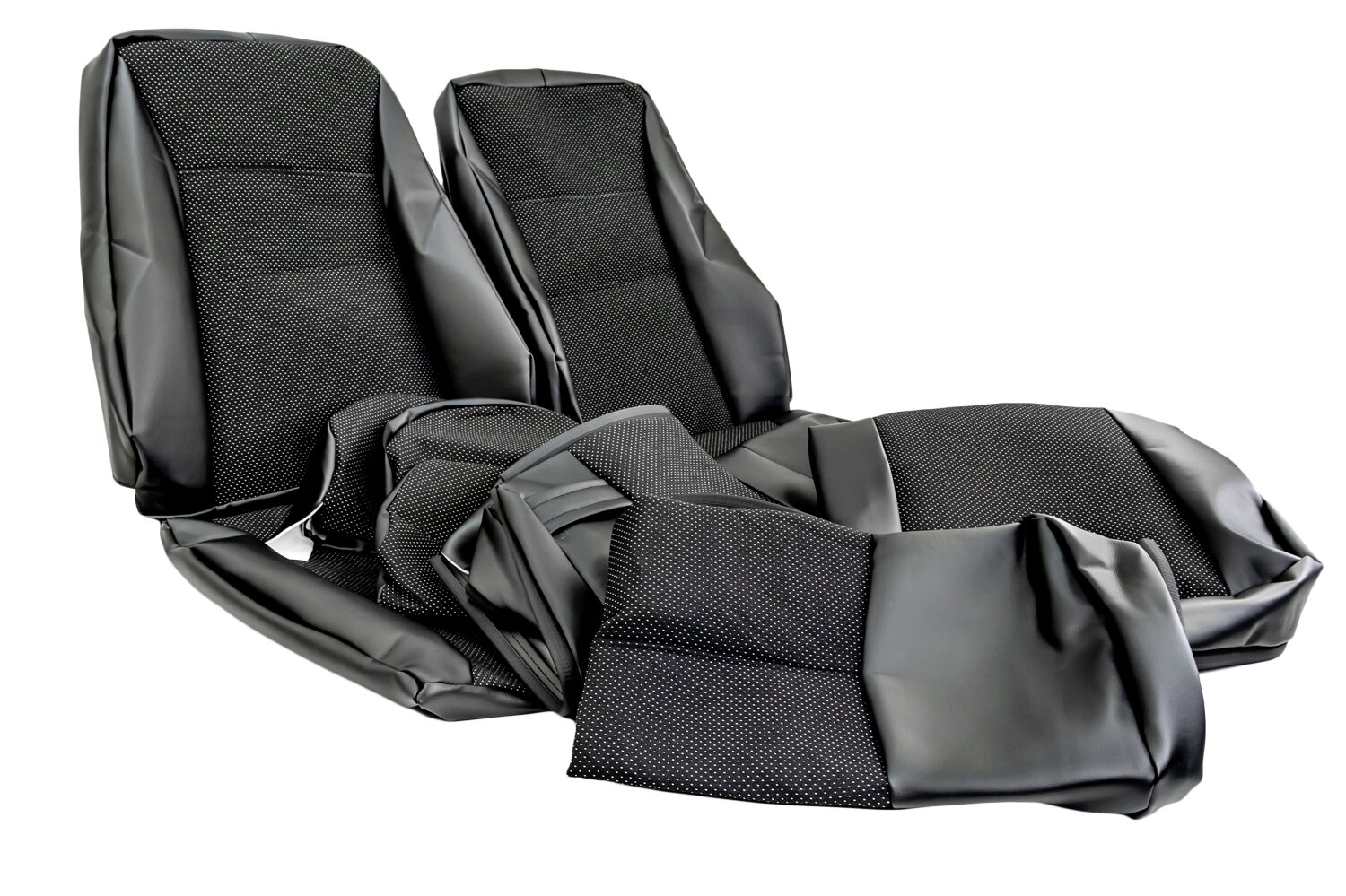 Обивка сидений (не чехлы) экокожа, ткань Искринка на Шевроле Нива до 2014 г. в.