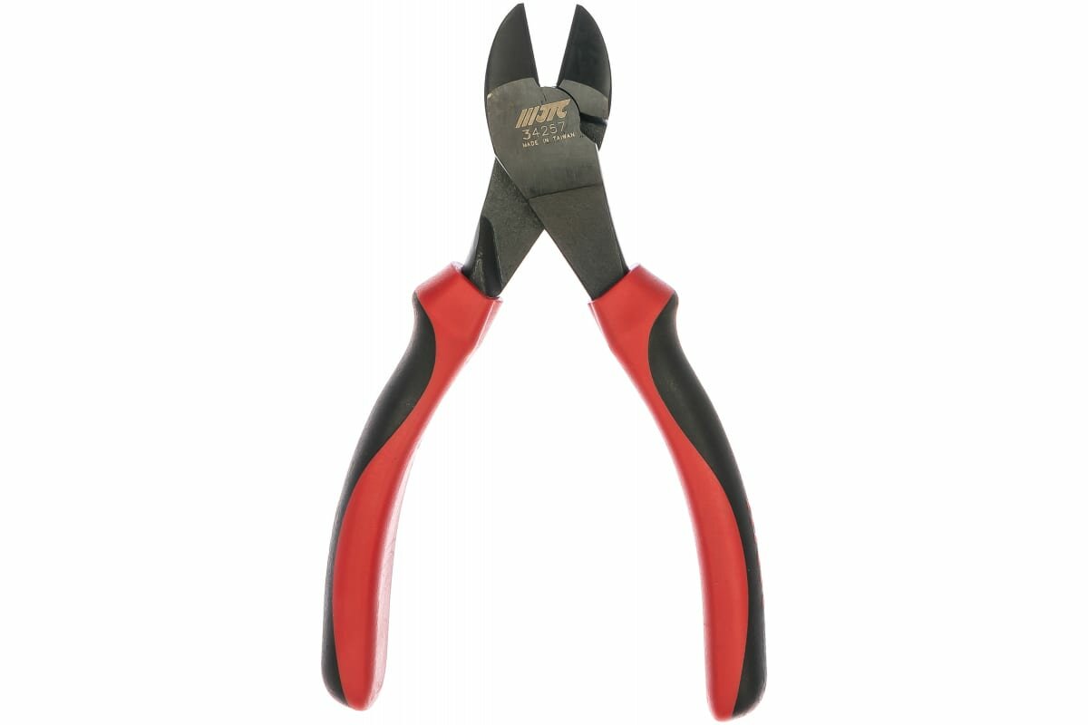 JTC 34257 Усиленные боковые кусачки 175 мм для проводов и кабелей в электроустановках