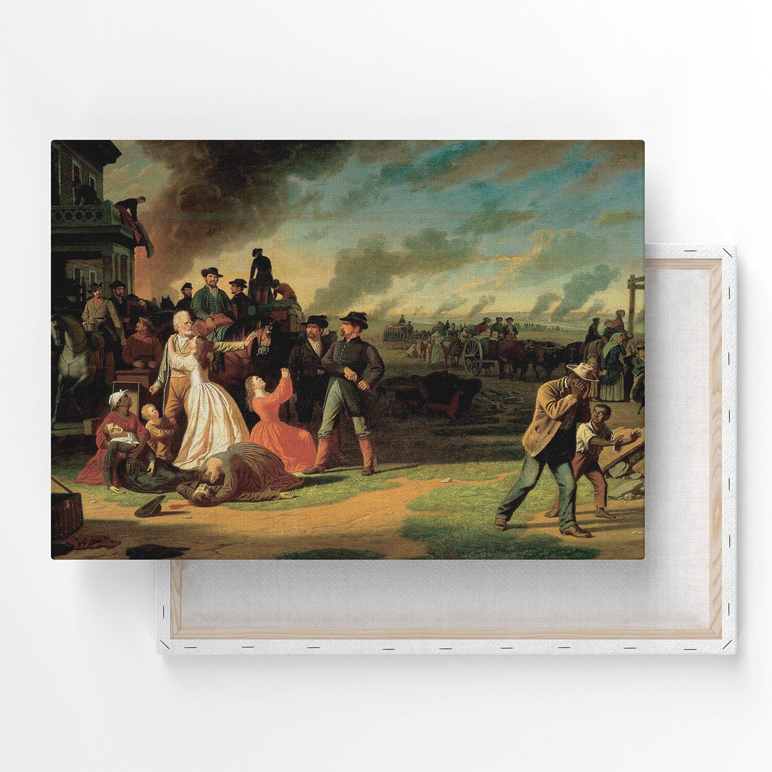 Картина на холсте, репродукция / Джордж Калеб Бингем - Order No. 11 / Размер 60 x 80 см