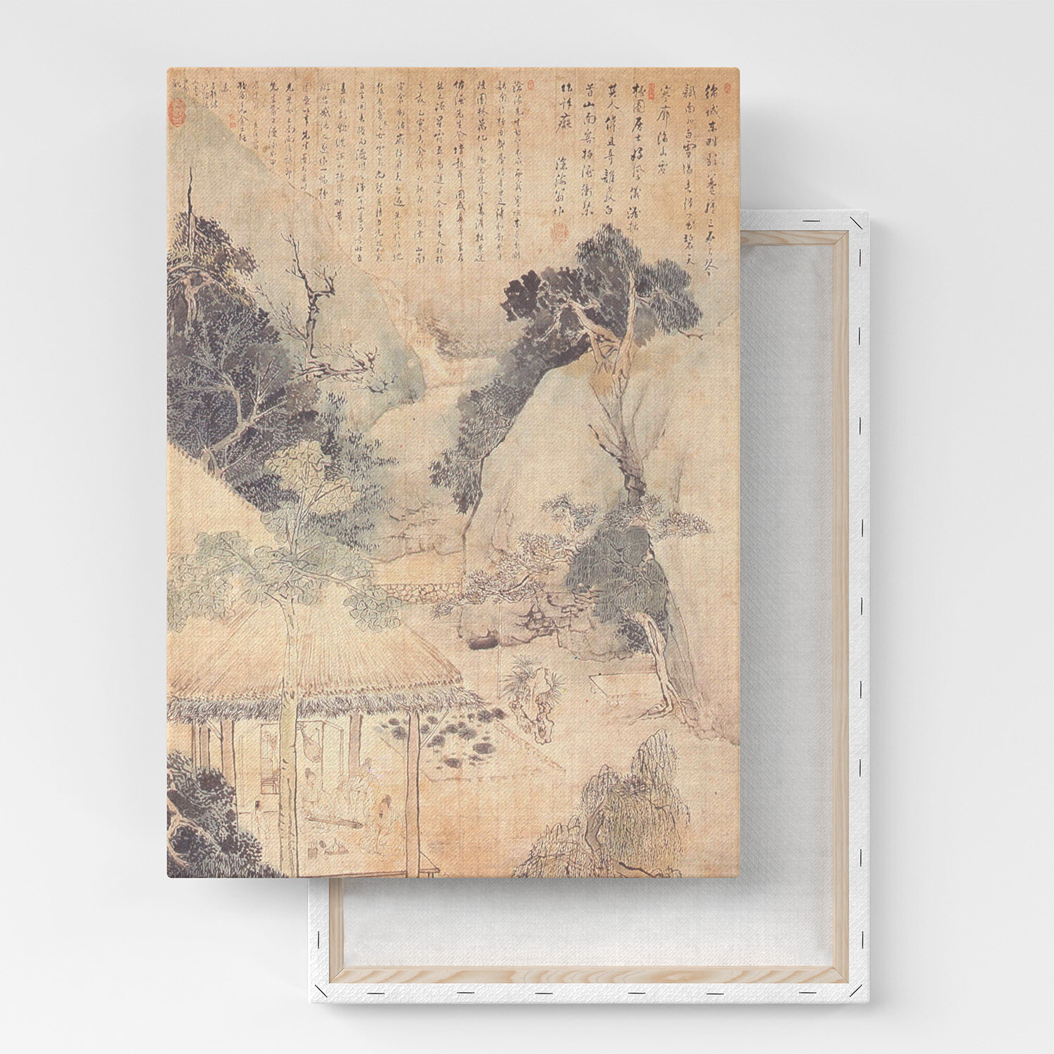 Картина на холсте, репродукция / Ким Хон До - Danwondo / Размер 40 x 53 см