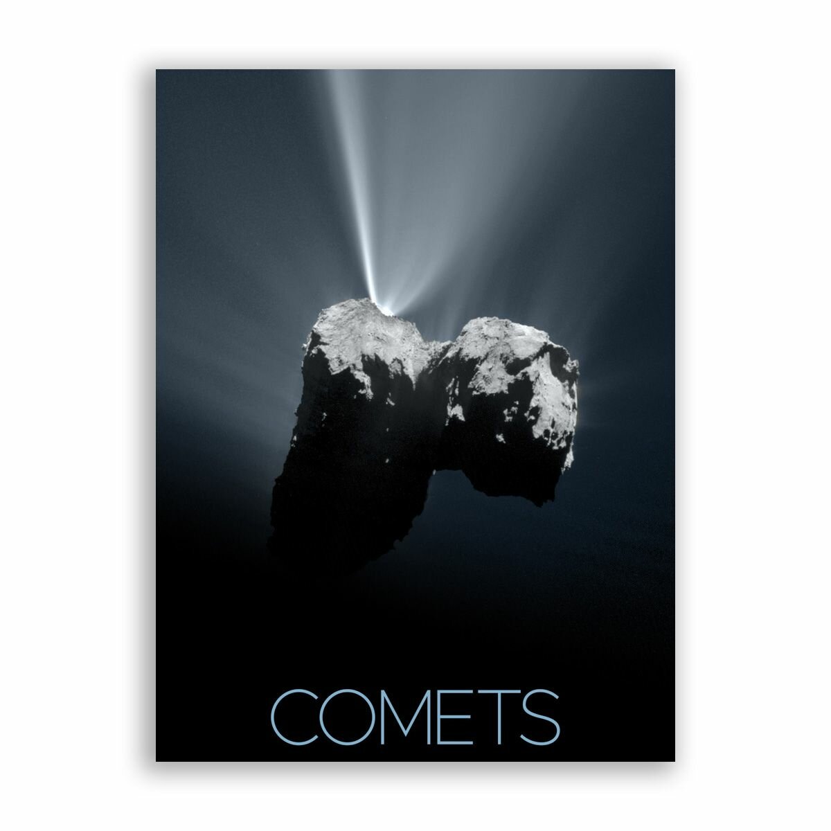Постер, плакат на бумаге / NASA (Коллекция Постеров) - Comets / Коменты / Размер 60 x 80 см