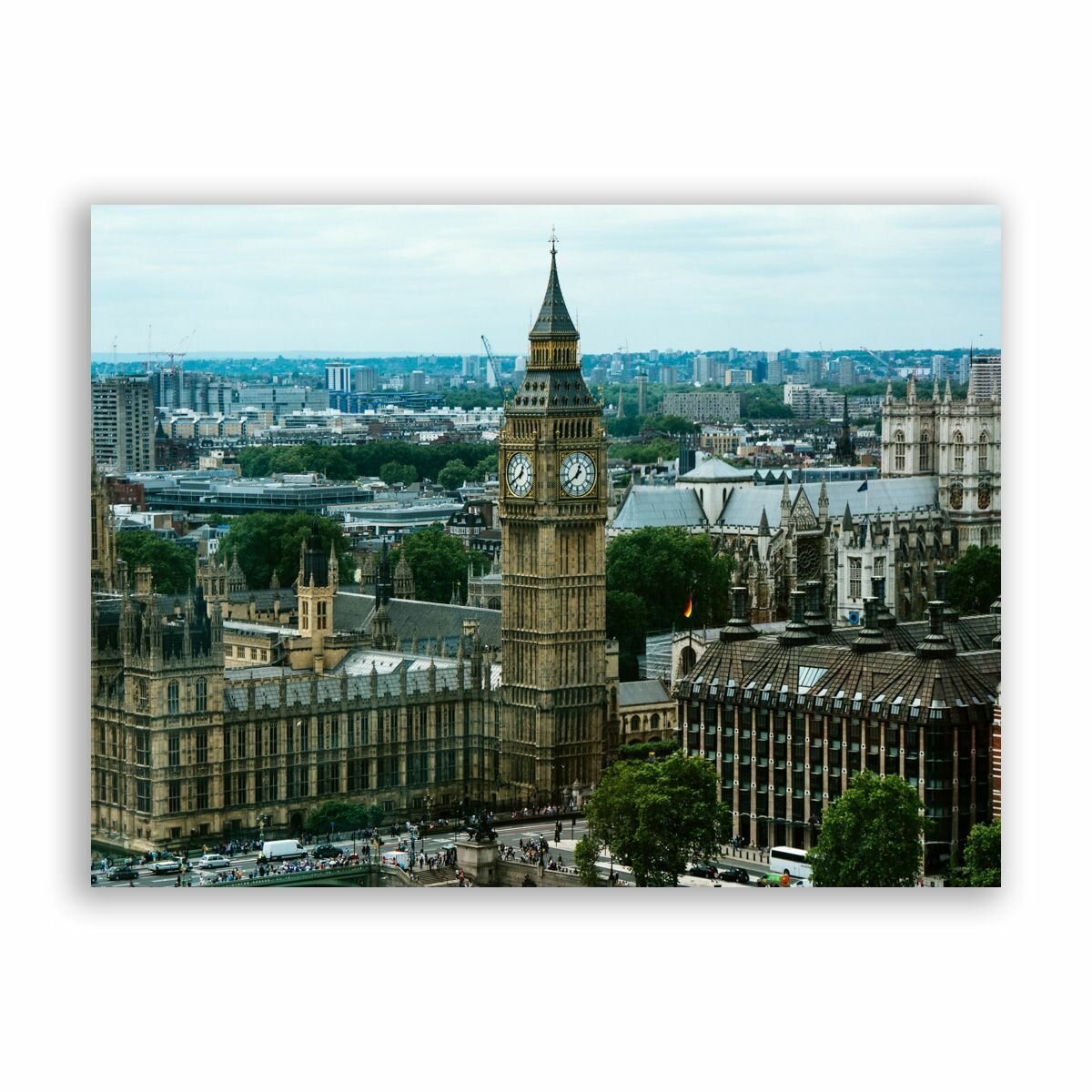 Постер, плакат на бумаге / Big Ben / Биг-Бен / Размер 30 x 40 см