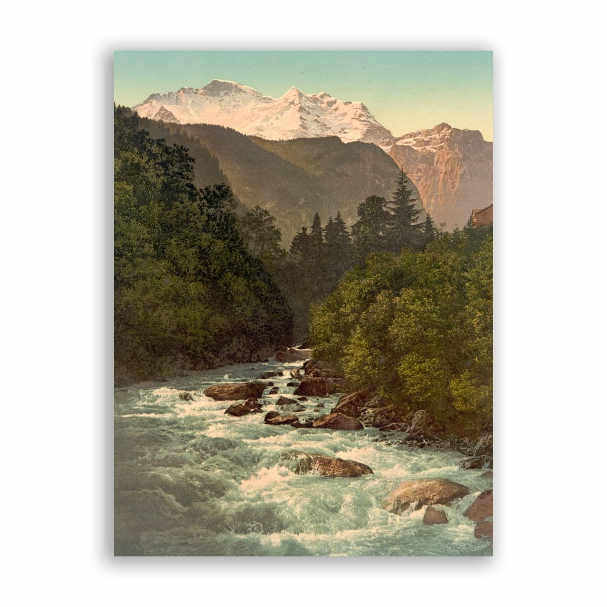 Постер, плакат на бумаге / Lauterbrunnen Valley, Switzerland / Размер 30 x 40 см