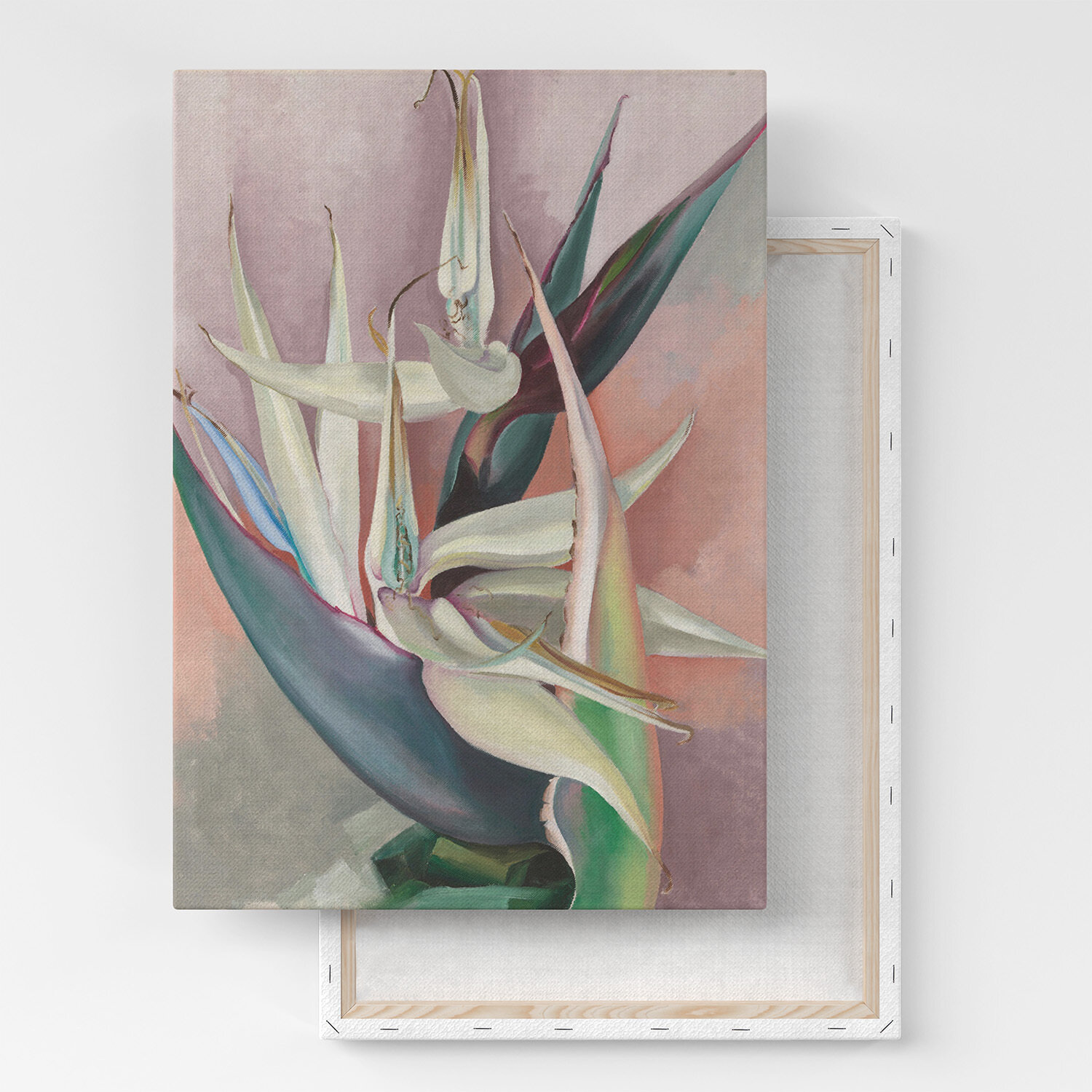 Картина на холсте, репродукция / ОКифф Джорджия - White Bird of Paradise / Размер 80 x 106 см