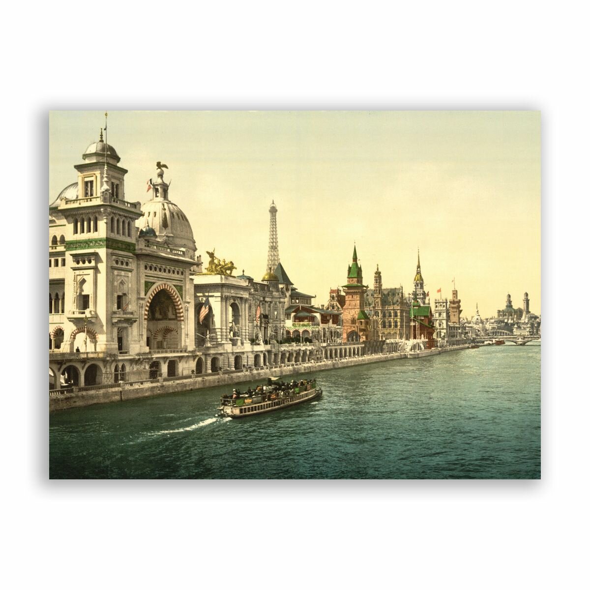 Постер, плакат на бумаге / The Pavilions of the Nations, II, Paris, France / Размер 30 x 40 см