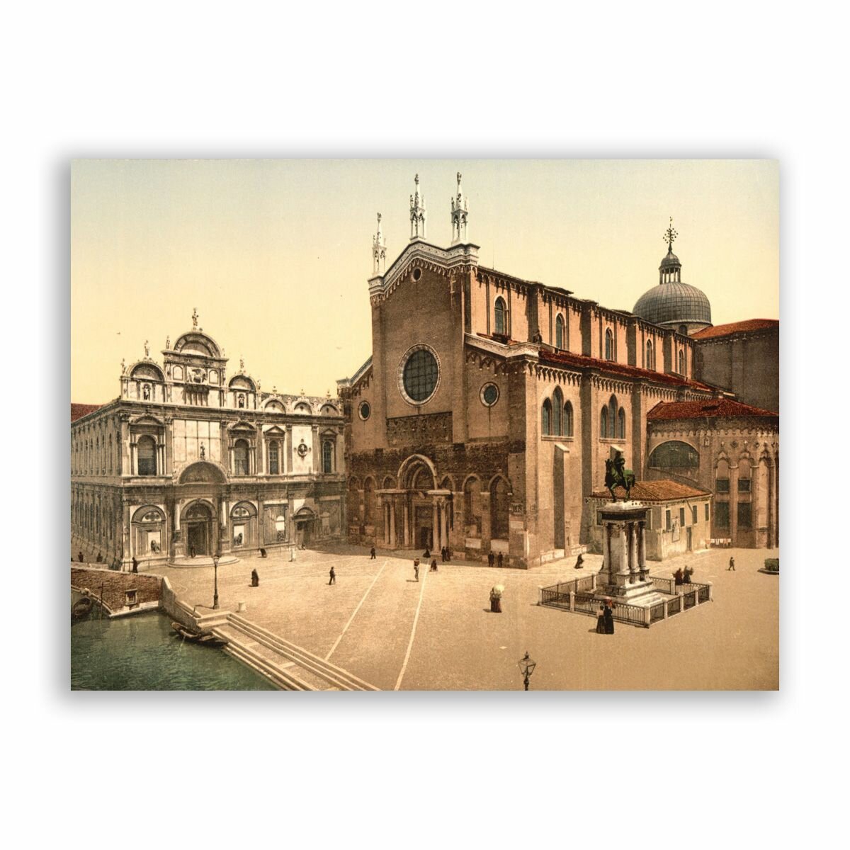 Постер, плакат на бумаге / St. John and St. Paul Church, Venice, Italy / Размер 80 x 106 см