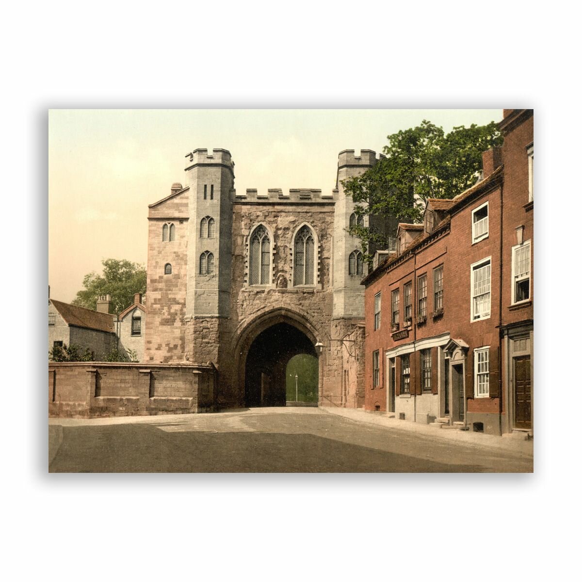 Постер, плакат на бумаге / Edgar Tower, Worcester, England / Размер 40 x 53 см