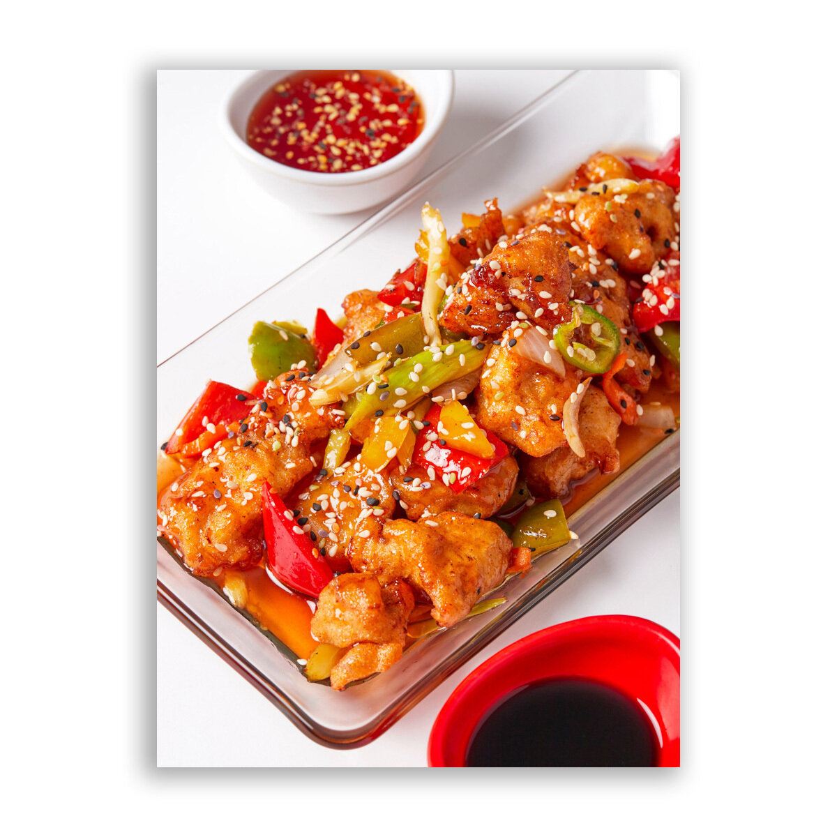 Постер, плакат на бумаге / Китайская кухня / Размер 30 x 40 см