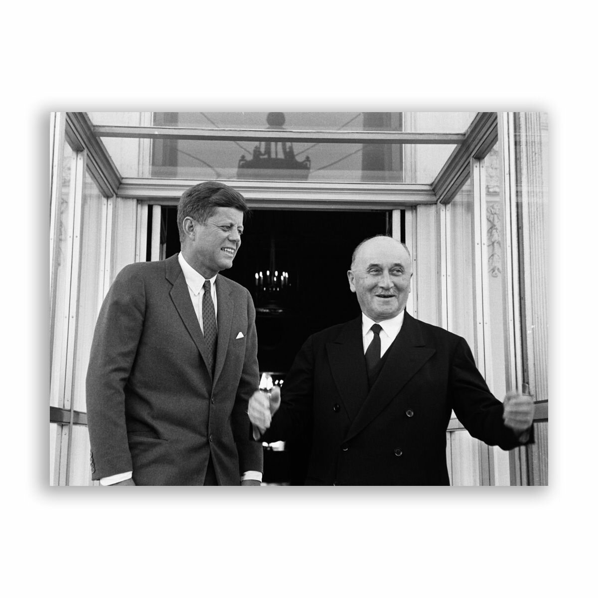 Постер, плакат на бумаге / Джон Кенеди - 35-й президент США / Размер 30 x 40 см