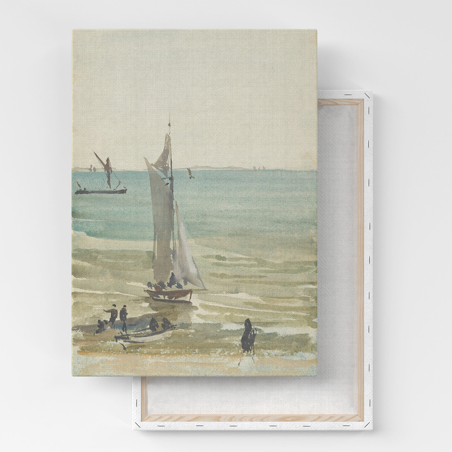 Картина на холсте, репродукция / Southend The Pleasure Yacht / Джеймс Уистлер / Размер 40 x 53 см