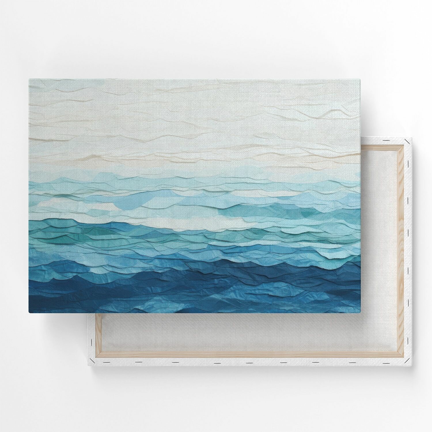 Картина на холсте, репродукция / Абстракция - Море / Размер 30 x 40 см