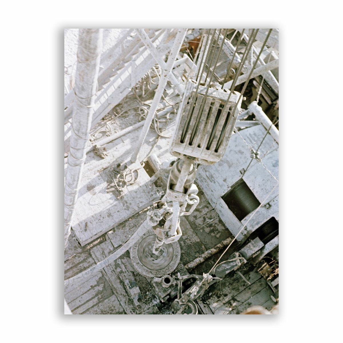 Советский постер, плакат на бумаге / Советское строительство / Размер 40 x 53 см