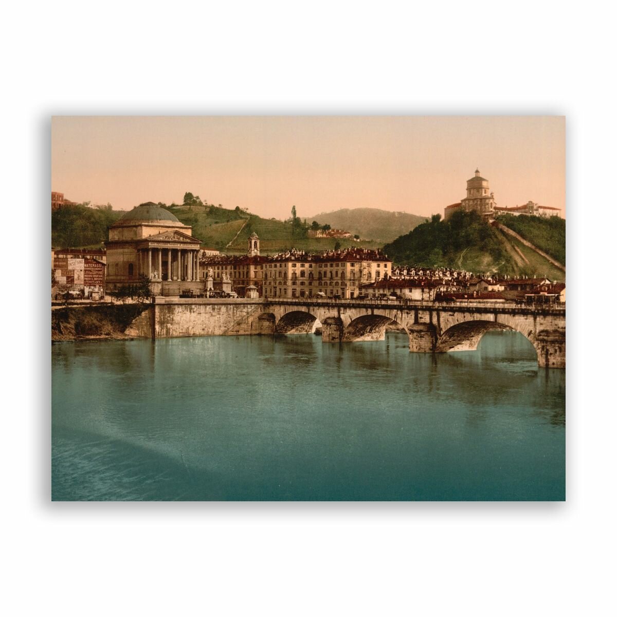 Постер, плакат на бумаге / Torino, Monte dei Cappuccini, Turin, Italy / Размер 30 x 40 см