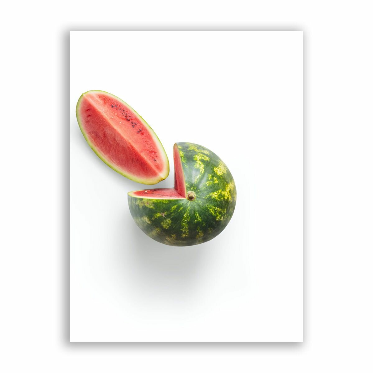 Постер, плакат на бумаге / Арбуз / Размер 30 x 40 см