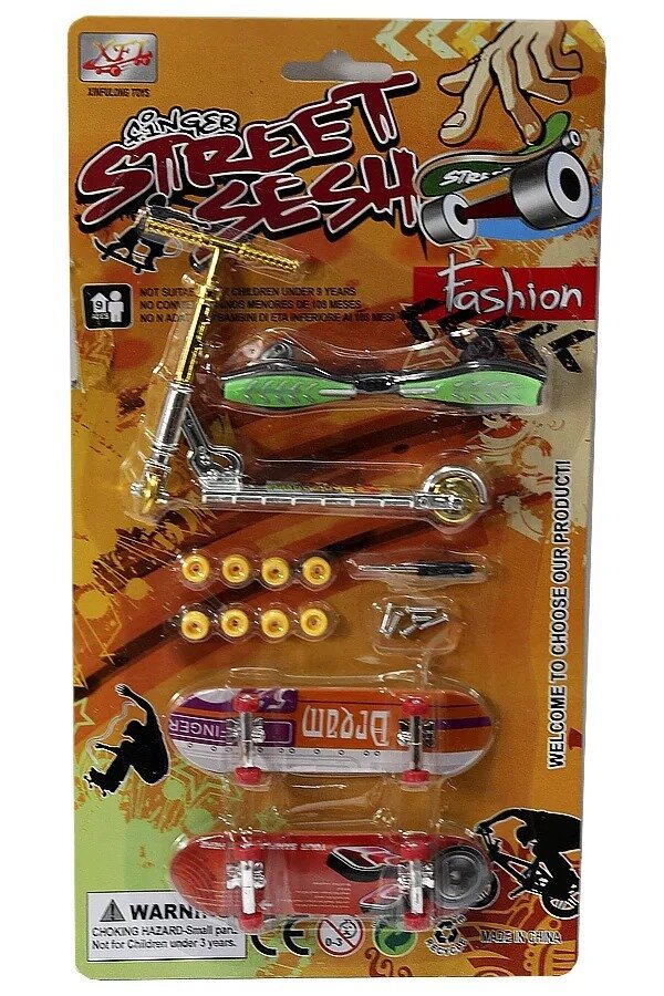 Фингерборд набор с ремкоплектом Пальчиковый скейтборд