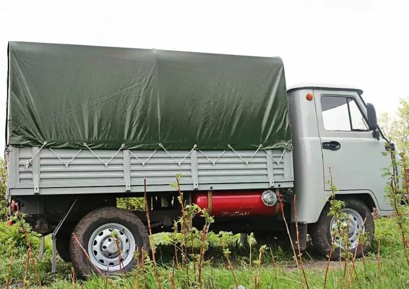 Тент на УАЗ 33036 железный борт нового образца