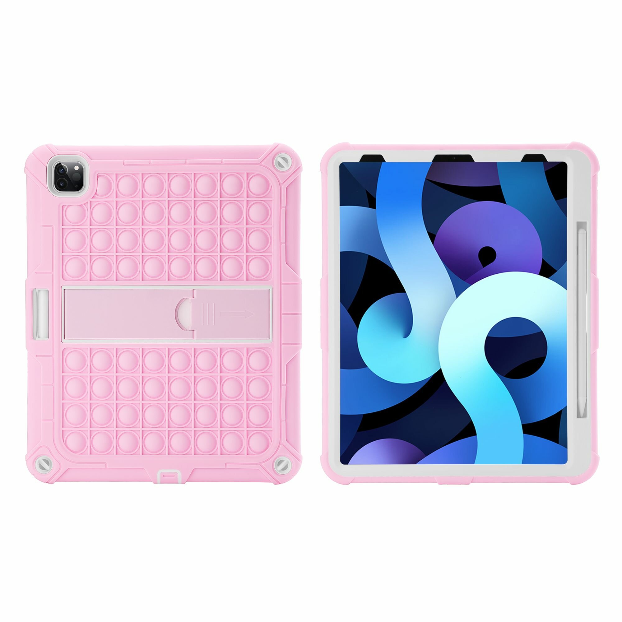 Чехол для iPad Pro 12.9" (2018-2022) Антистресс pop-it розовый